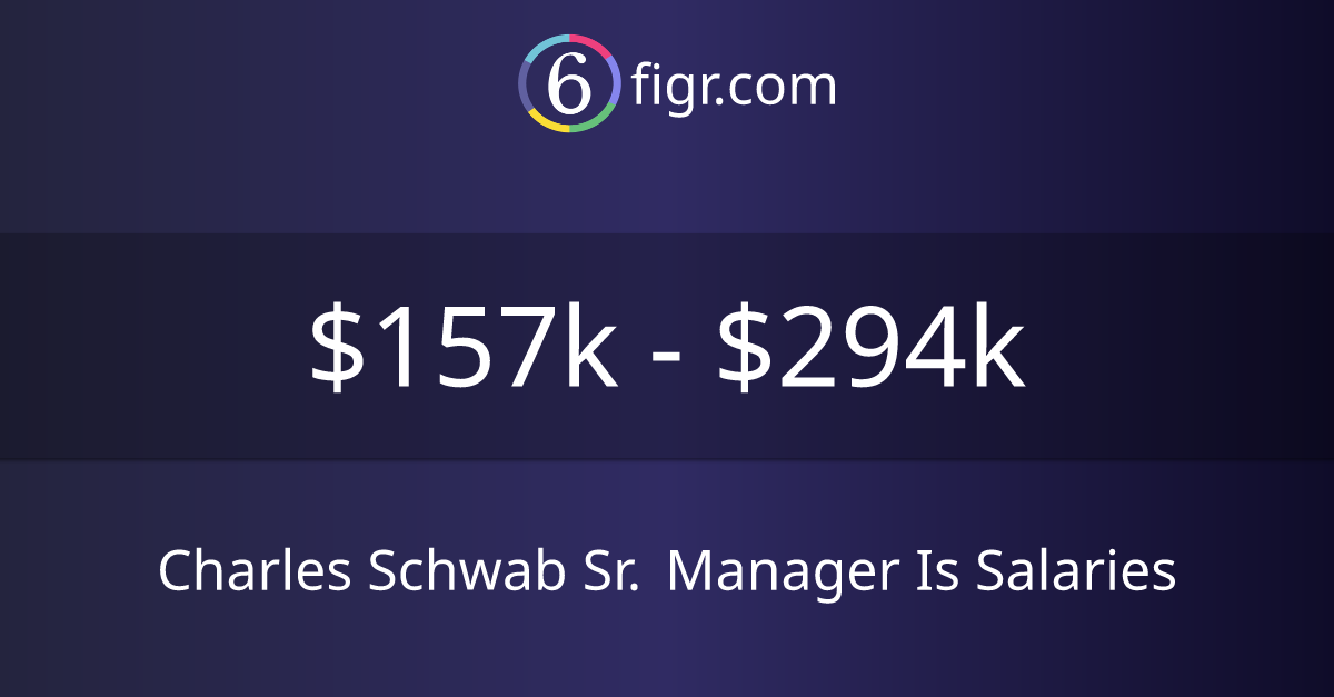 Charles Schwab Sr. Manager Is Salaries 2026 | $157k-$294k