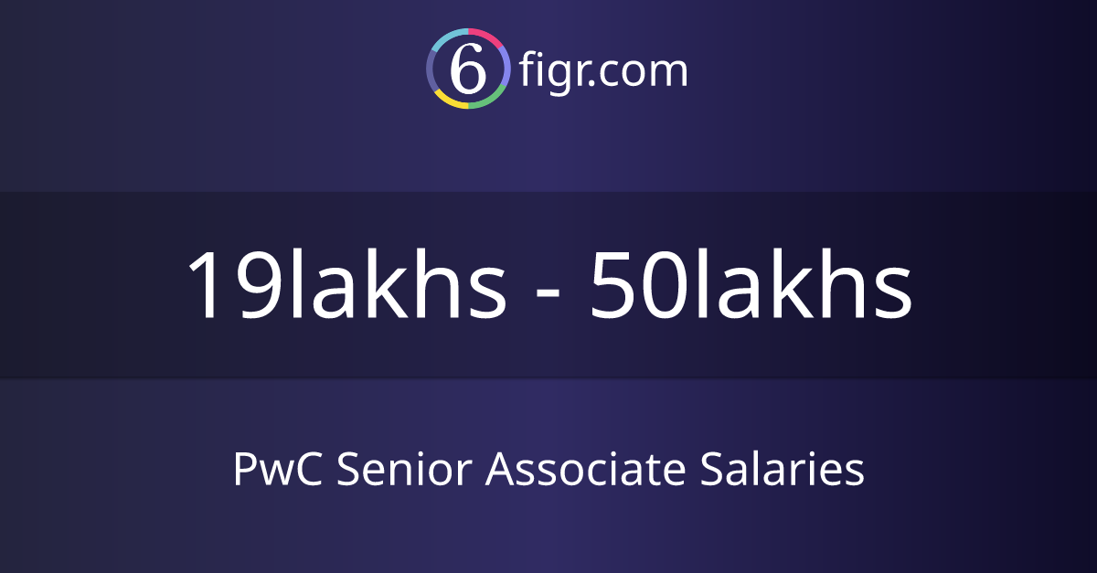 PwC Senior Associate Salaries 2026 in India, Average salary ₹22 lakhs